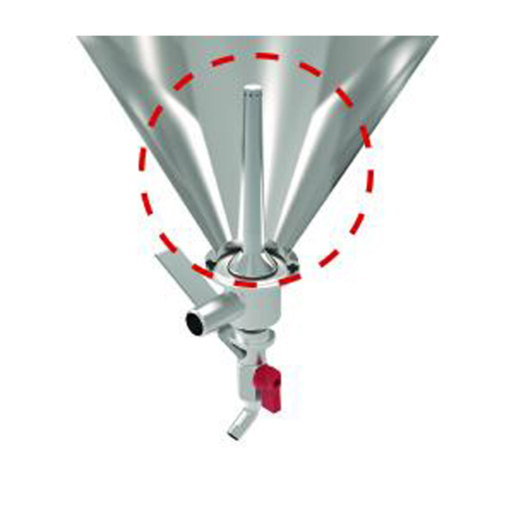 Grainfather GF30 Fermenter Dual Valve Liquid Inlet 160mm – Grainfather-EU